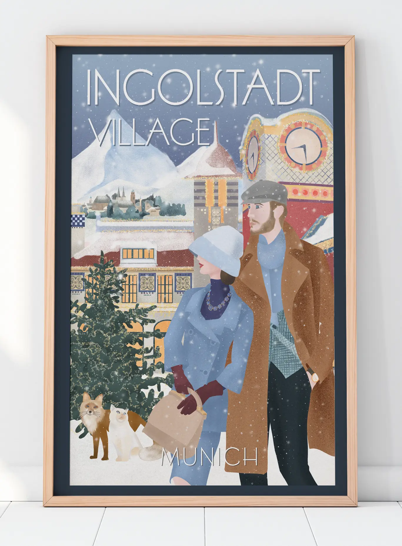 Explore the Bicester Village Christmas Posters